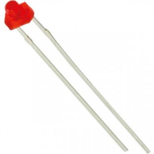 LED 2 mm red10 stuks